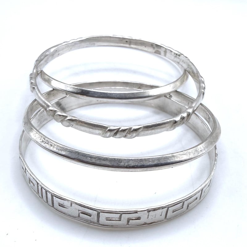 Taxco Mexico Bangles Set - Etsy