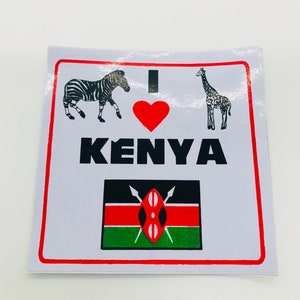 Africa Kenya Stickers/kenya Flag Seal Stickers/car Laptop Fridge ...