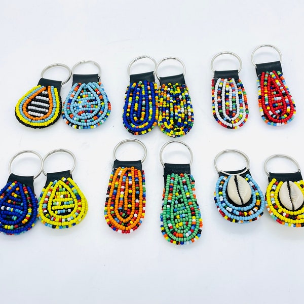 Beaded Keychain - Etsy