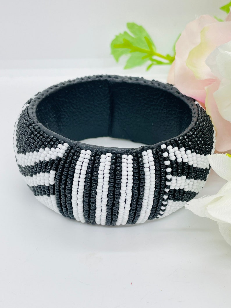 Beaded Masai Bangle/handmade Maasai Bracelet/ Unisex Beads - Etsy