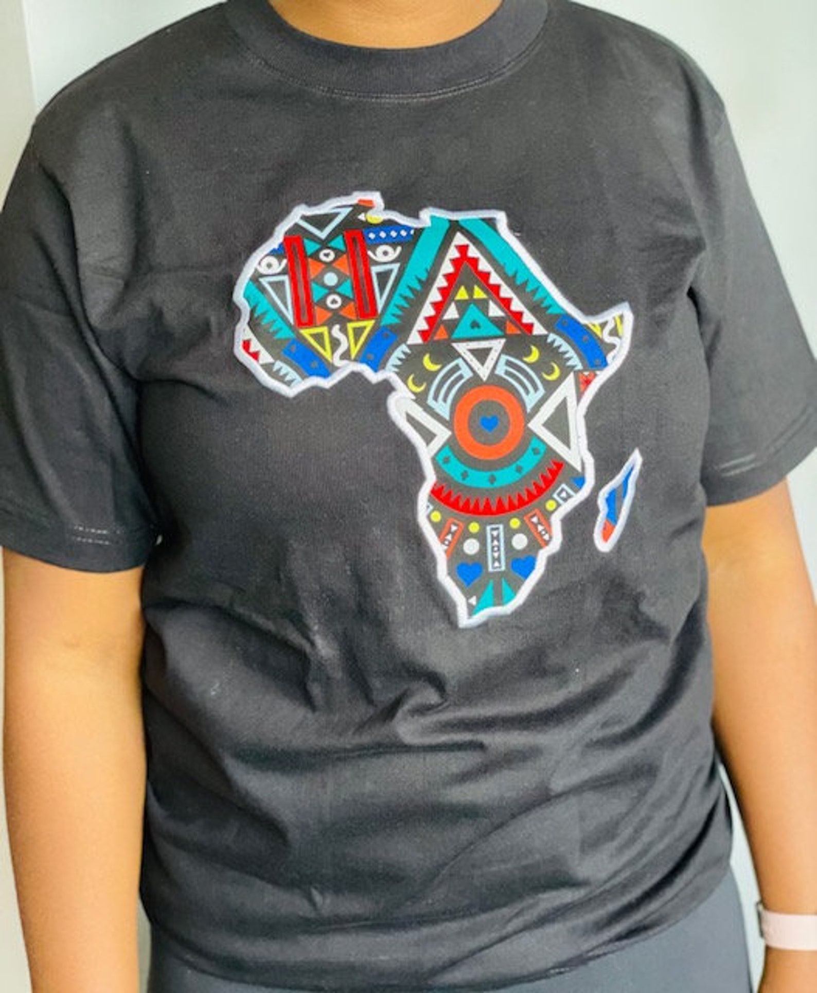 Africa T-shirt/ Map of Africa T-shirt/unisex Africa - Etsy