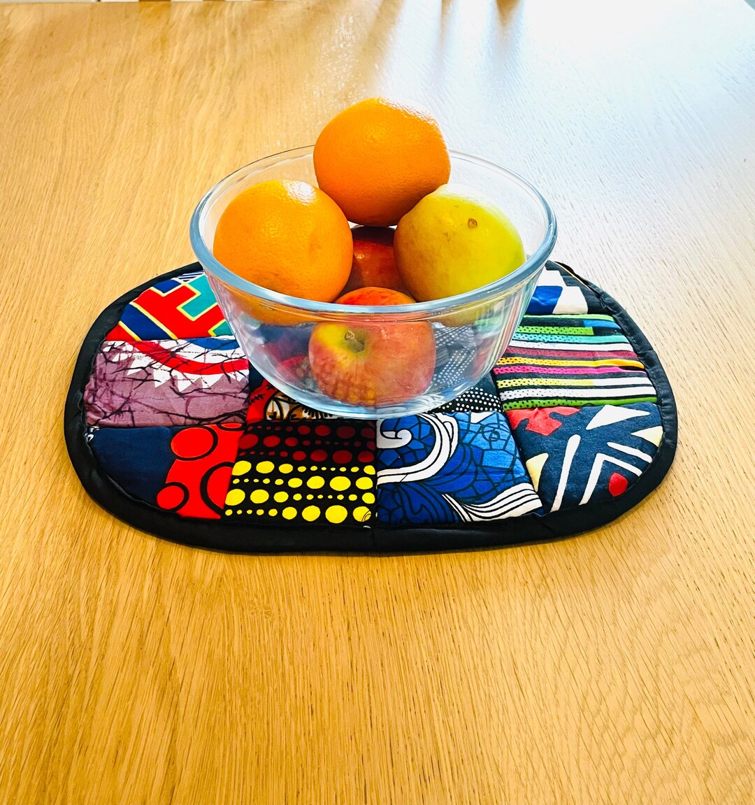 Africa Ethnic Kenya Masai Traditional Handwoven Wicker Place Mats Table ...