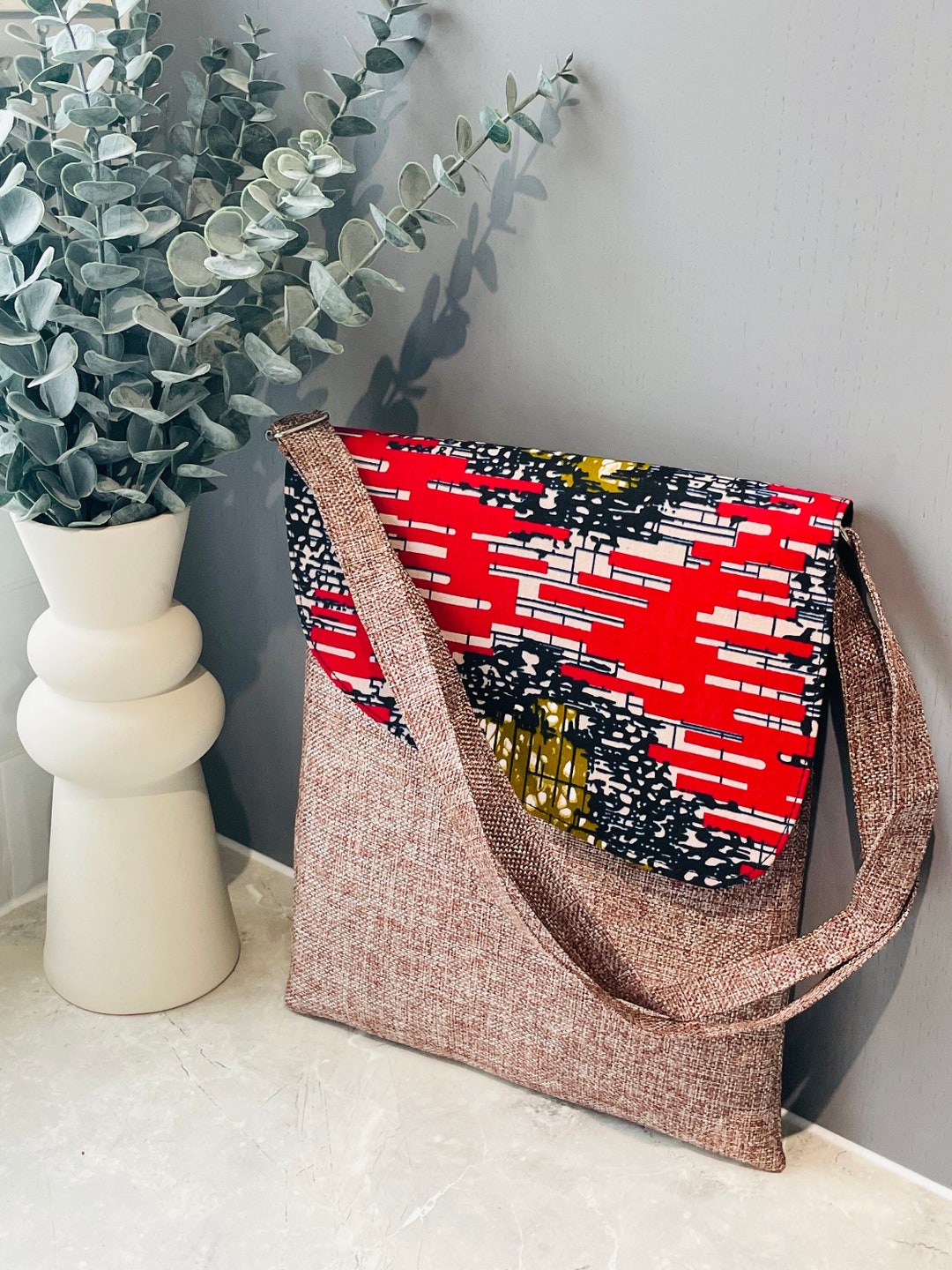 Africa Kitenge Kent Shoulder Bag/shoulder Bag Women/fabric Cotton Bag ...