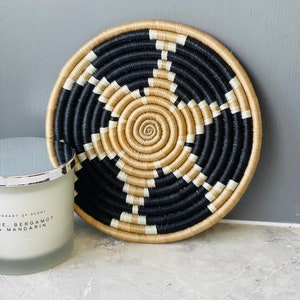 Round Handwoven Africa Table Mat/wall Decor Mat/centrepiece - Etsy