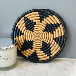 Round Handwoven Africa Table Mat/wall Decor Mat/centrepiece - Etsy