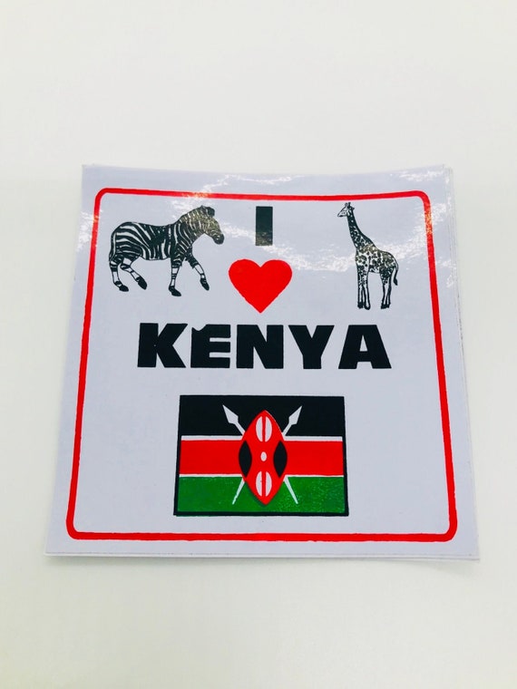 Africa Kenya Stickers/kenya Flag Seal Stickers/car Laptop - Etsy UK