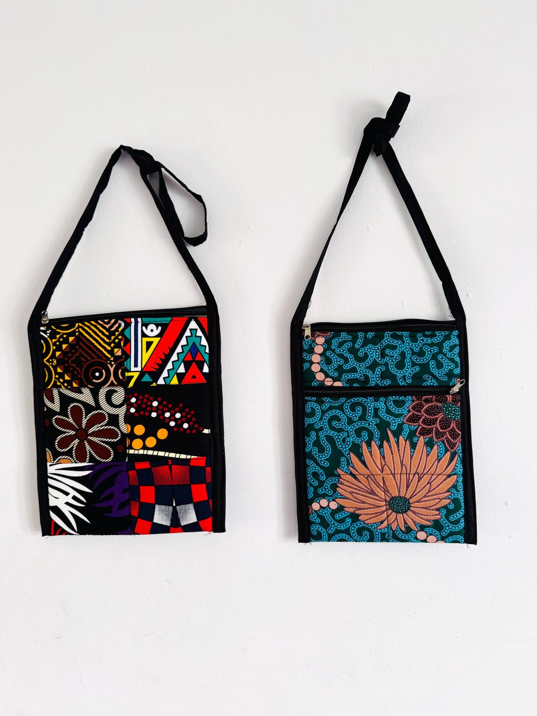 Africa Handmade Ankara Sling Bag/kente Sling Bag/ Africa Bag Print Tote ...