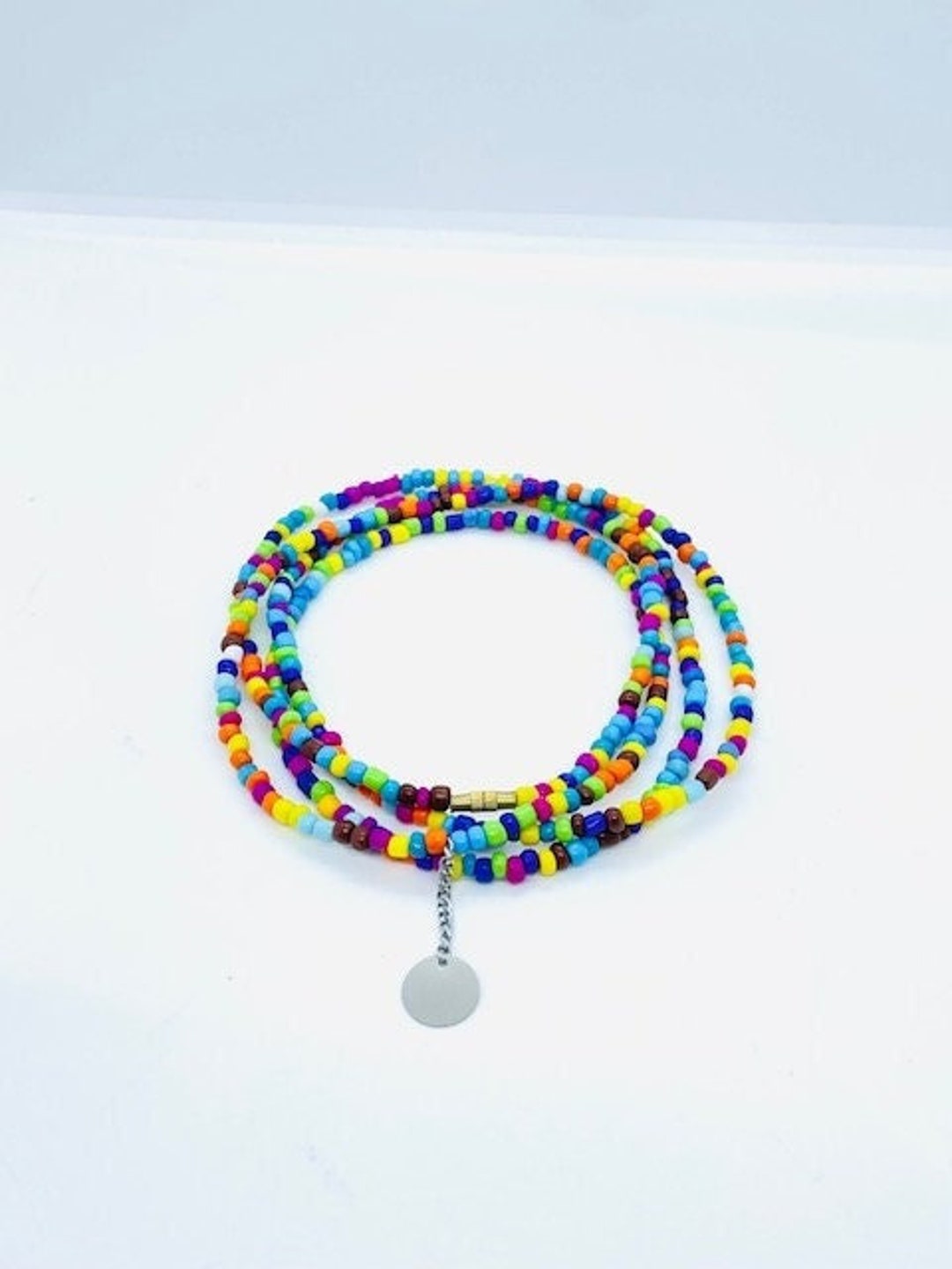 Belly Chain Multi-coloured/weight Loss Beads/body Jewellery/africa ...