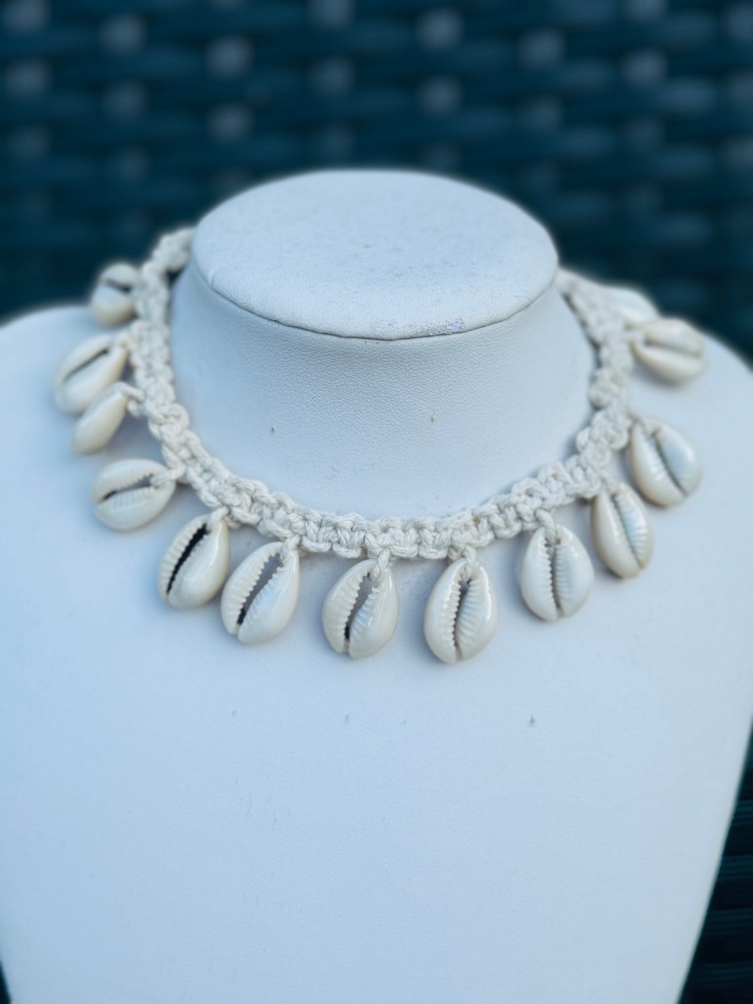 Cowrie Shell Necklace/seashell Beach Necklace/bead Necklace Jewellery ...