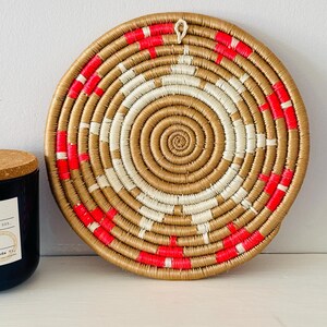 Round Handwoven Africa Table Mat/wall Decor Mat/centrepiece for Dinning ...