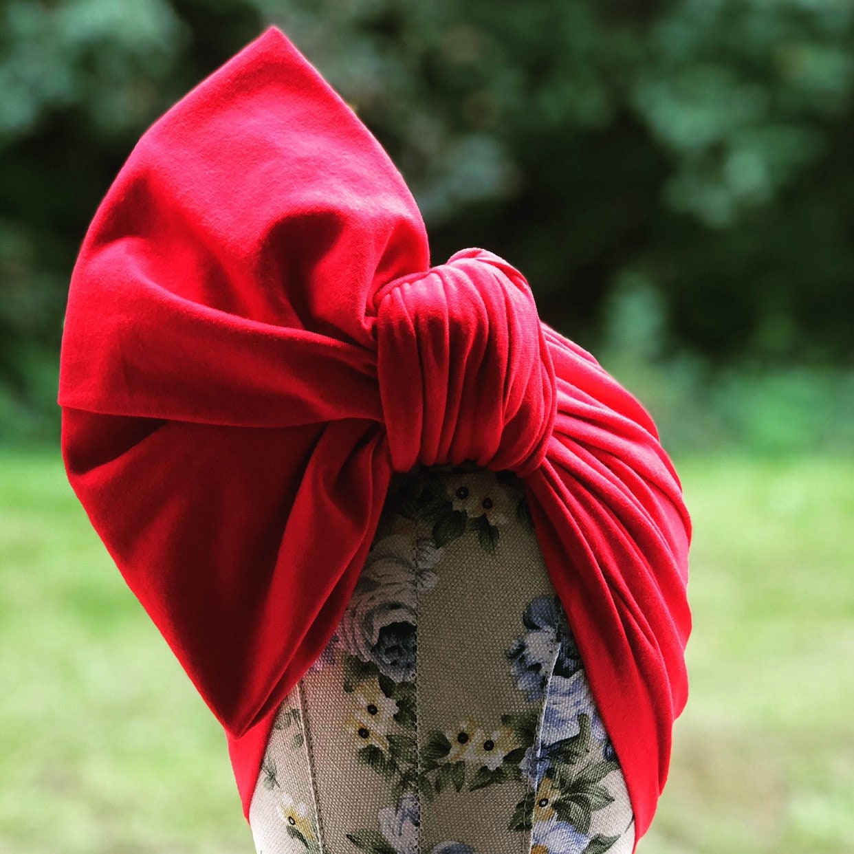 1930's Half Fan Knot Full Coverage Turban/ Extra Wide - Etsy