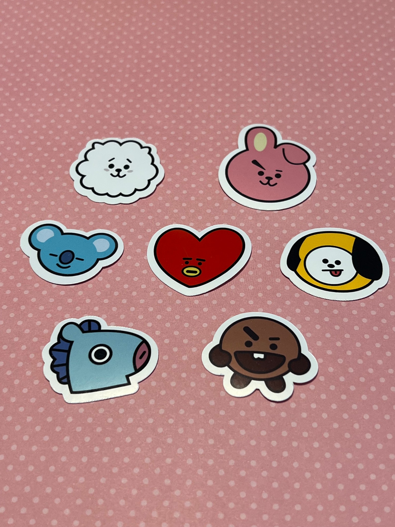 BTS Army Vinyl Sticker Pack Color - Etsy