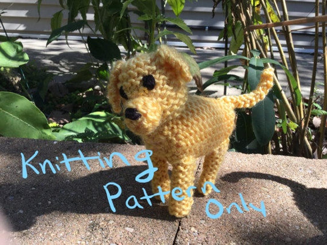 Labrador Knitting Pattern (PATTERN ONLY) - Etsy