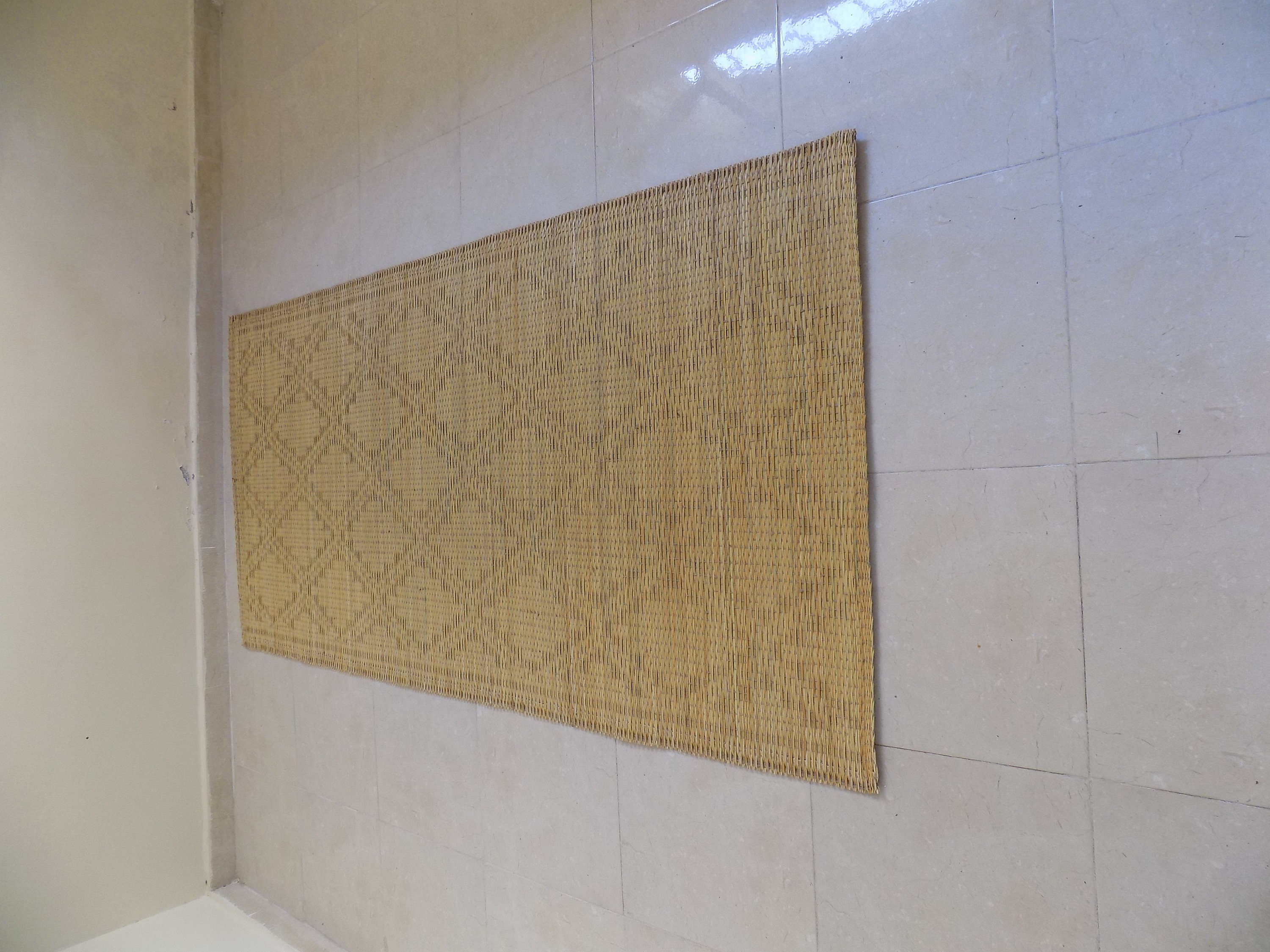 Natural Custom Brown Rug Straw Floor Mats Handmade Bedroom Area Mat ...