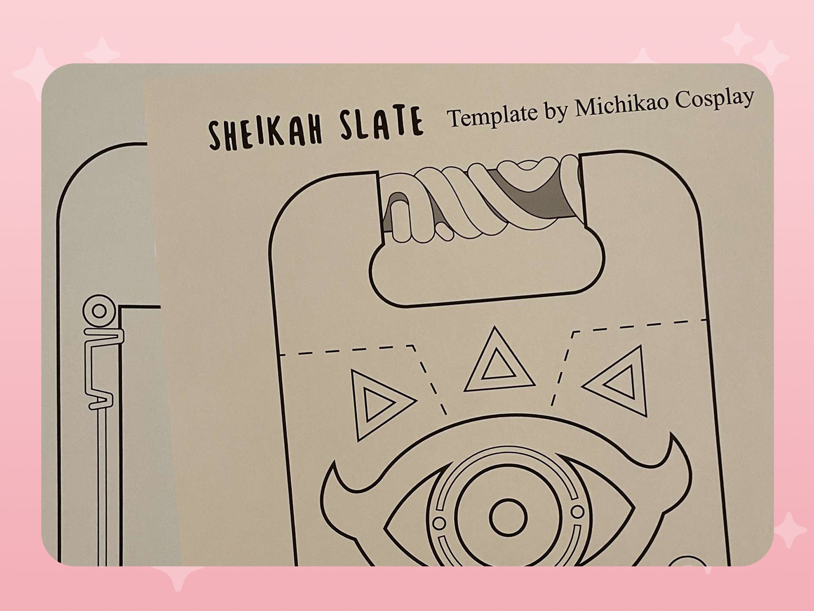 Zelda-inspired "sheikah Tablet" | Cosplay Prop Crafting Guide PDF ...