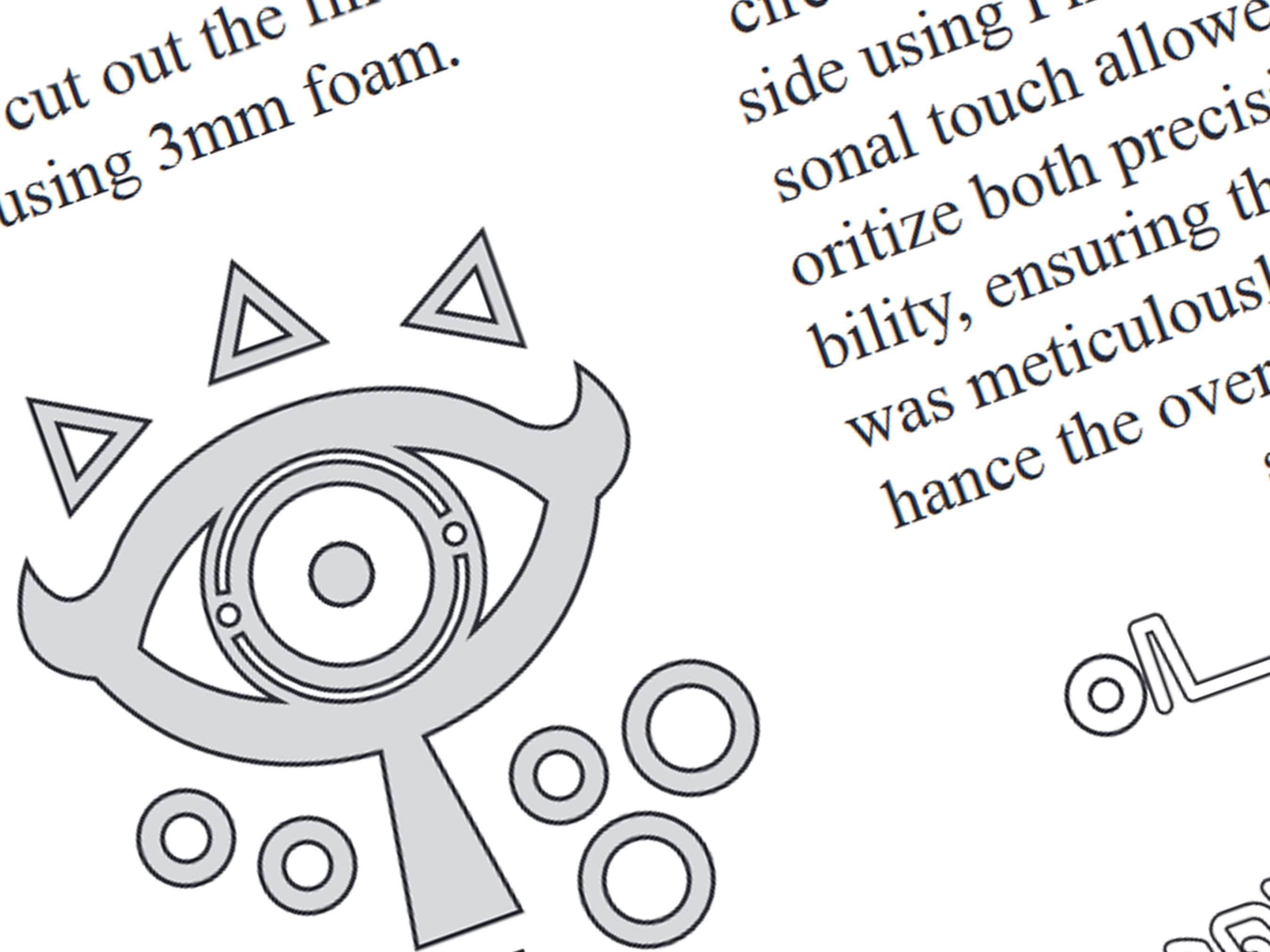 Zelda-inspired "sheikah Tablet" | Cosplay Prop Crafting Guide PDF ...