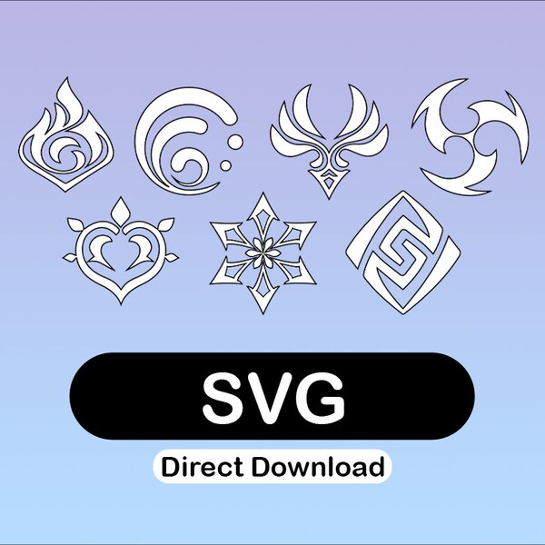 Genshin Vector - Etsy