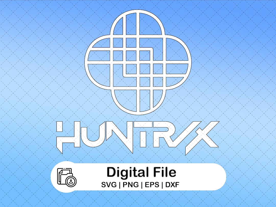 Huntrix Logo Applique SVG Vector Files | K-pop Music Group Inspired ...