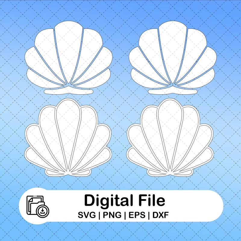 Shell Bra Svg - Etsy
