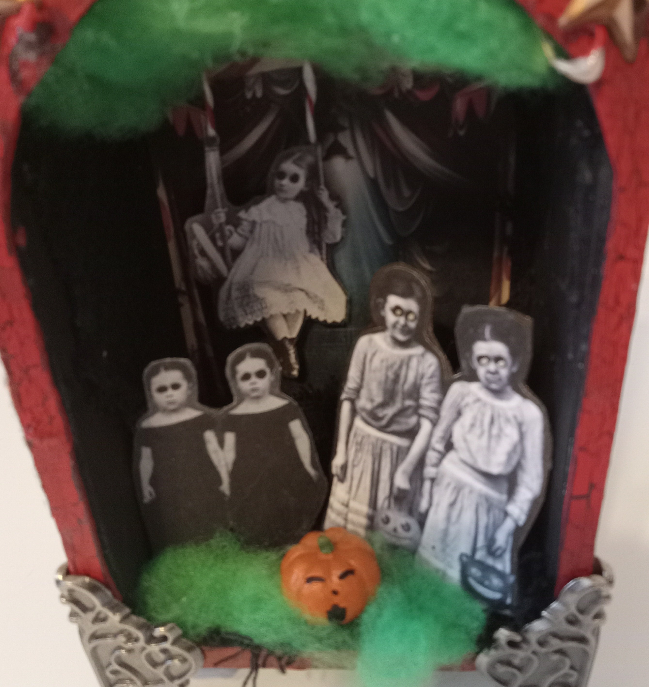 Creepy Circus Sideshow Booths Set of 3 Light up Mixed Media - Etsy