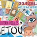 Learn Spanish Loteria Vocabulary, Spanish Bingo Game Vowels, Aprender ...