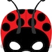Paper Bugs Masks for Kids, Role Play Sheet Mask Insect Animal, Ladybug ...