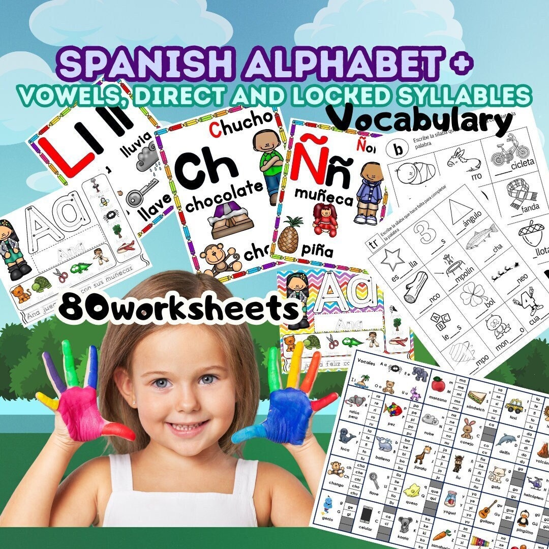 Practice Learn Read Write Spanish Mexican, Vocabulary Teach Vowels ...
