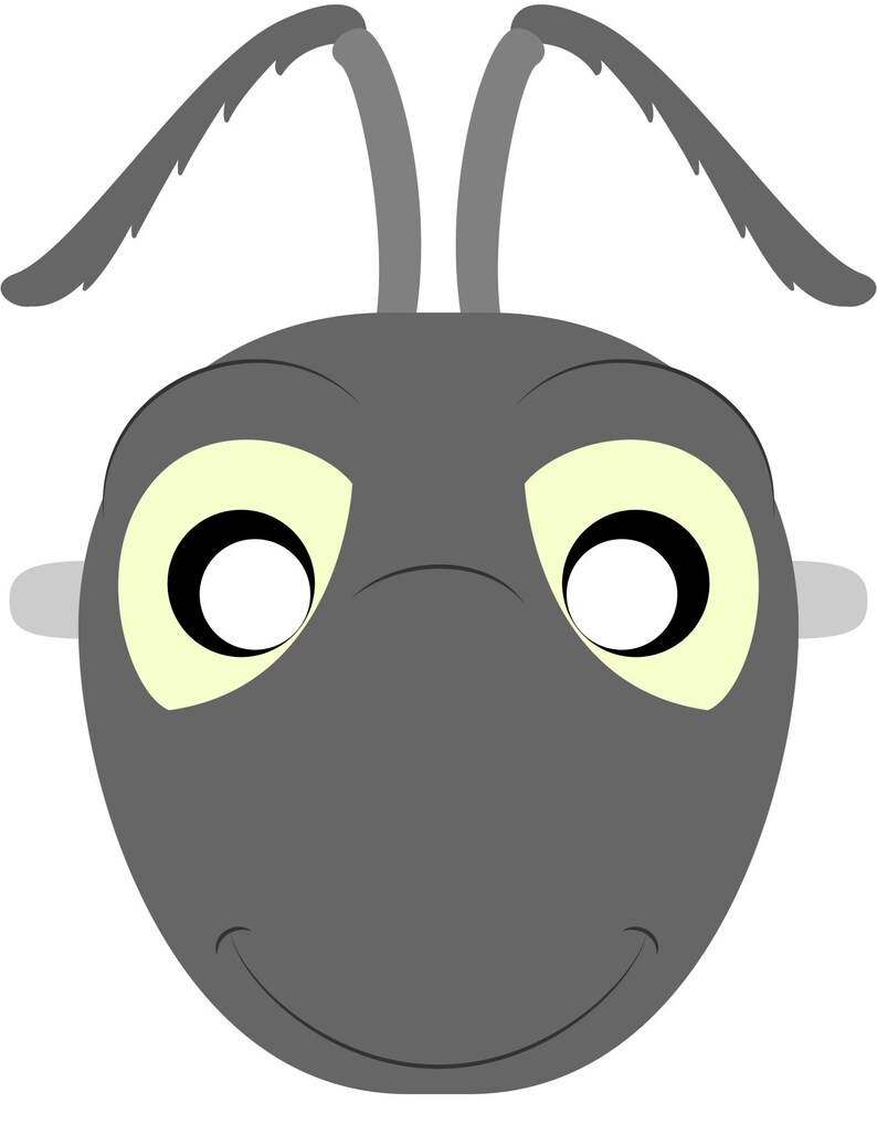 Paper Bugs Masks for Kids, Role Play Sheet Mask Insect Animal, Ladybug ...