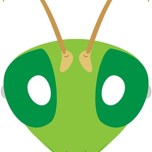 Paper Bugs Masks for Kids, Role Play Sheet Mask Insect Animal, Ladybug ...