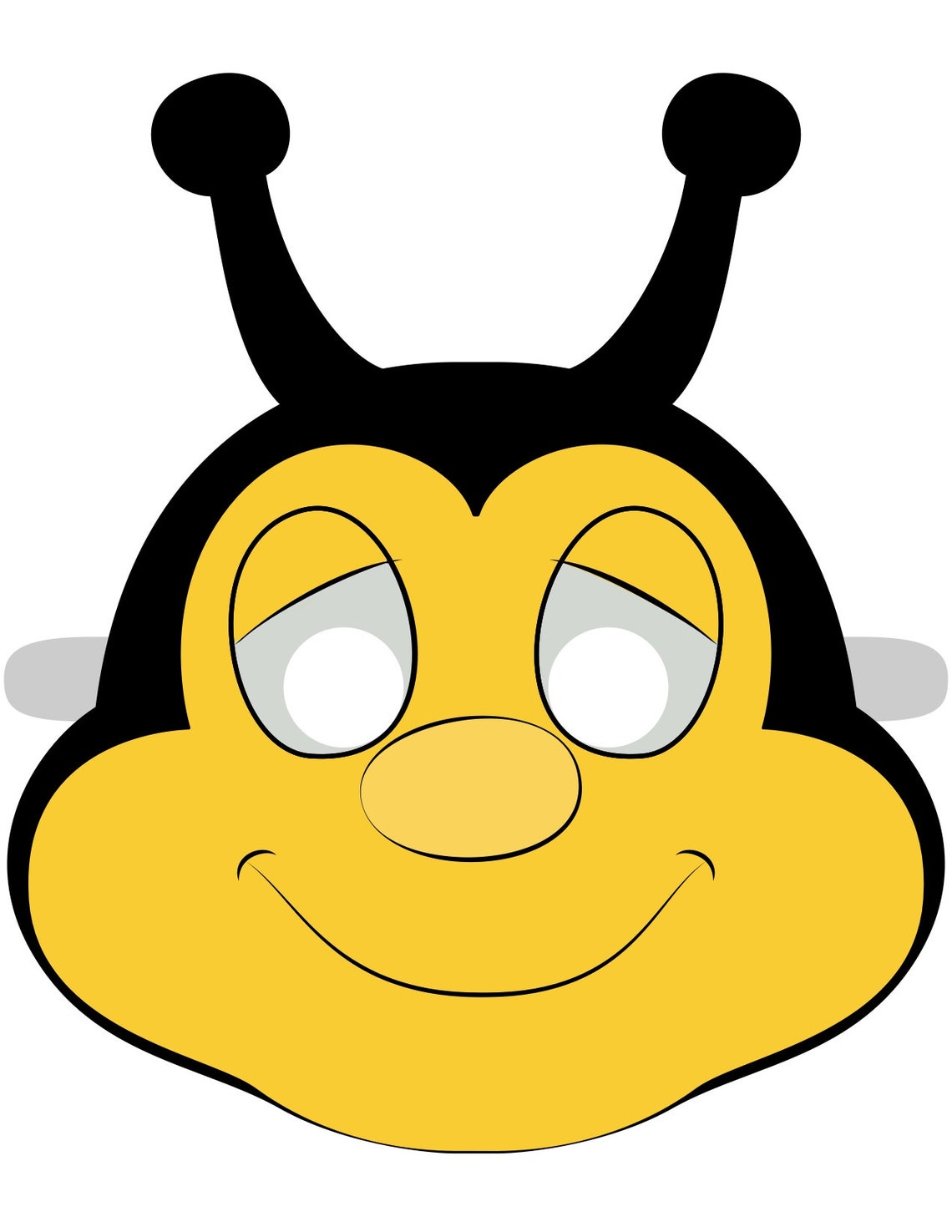 Paper Bugs Masks for Kids, Role Play Sheet Mask Insect Animal, Ladybug ...