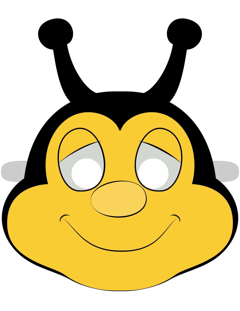 Paper Bugs Masks for Kids, Role Play Sheet Mask Insect Animal, Ladybug ...