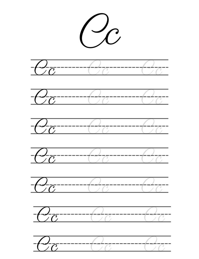 Calligraphy Spanish Practice Sheet for Adults, Motivational Phrases ...