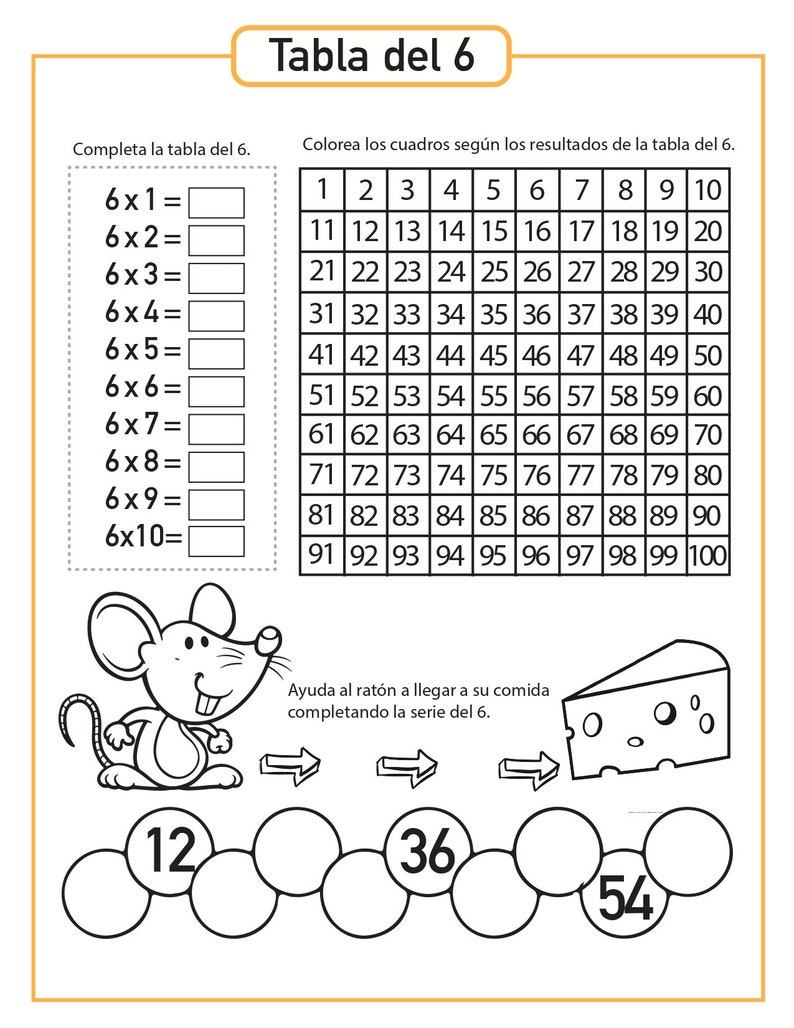 Times Tables 1 to 10 Worksheets, Multiplication Tables Bundle ...