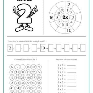 Times Tables 1 to 10 Worksheets, Multiplication Tables Bundle ...