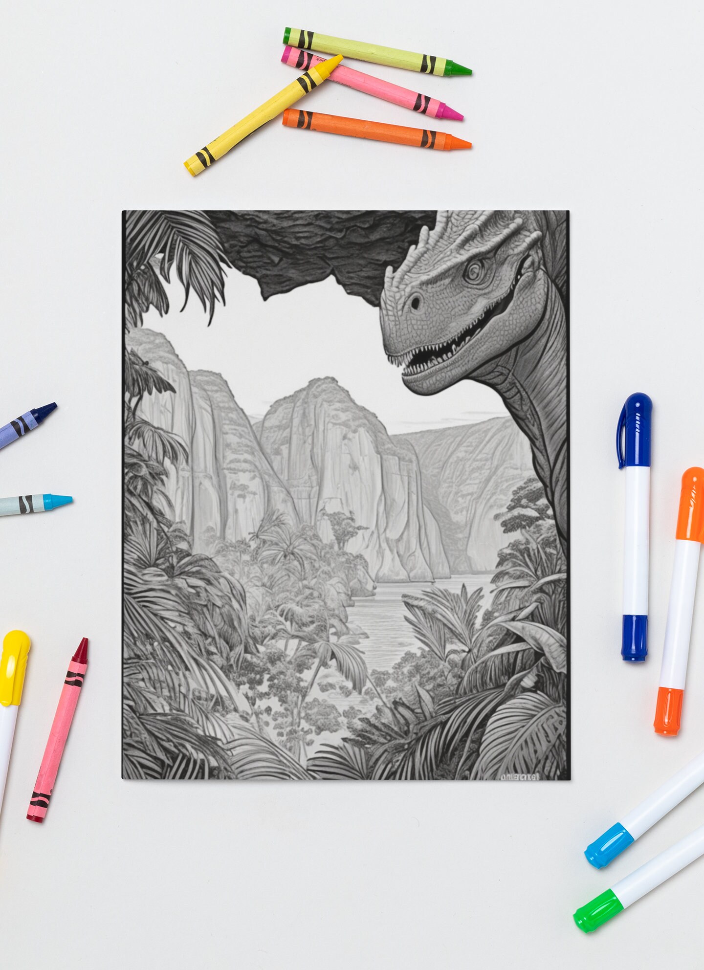 22 Realistic Dinosaur Coloring Pages, T-rex Detailed Dinosaur Printable ...