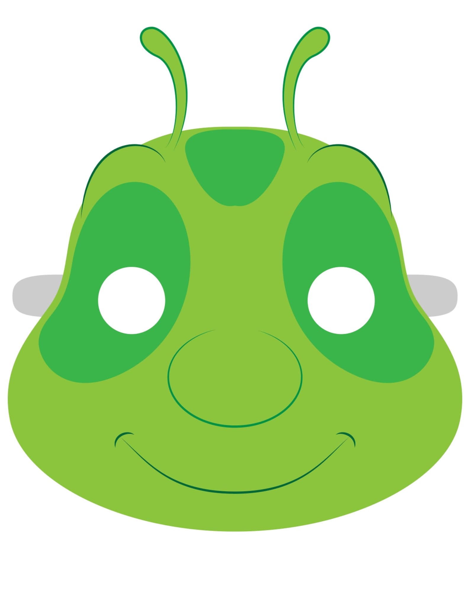 Paper Bugs Masks for Kids, Role Play Sheet Mask Insect Animal, Ladybug ...