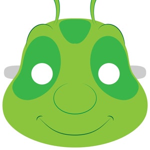 Paper Bugs Masks for Kids, Role Play Sheet Mask Insect Animal, Ladybug ...