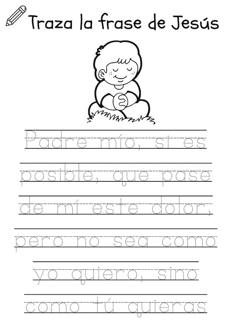 Bible Learn +100 Activities Kid Spanish Book, Catechism New Testament ...