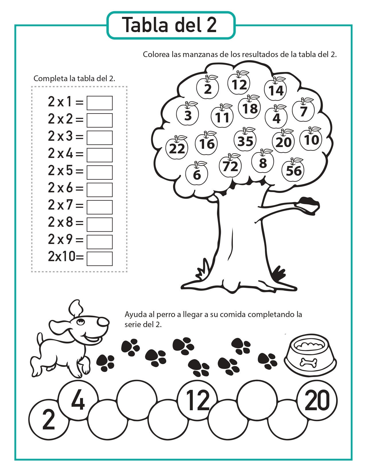 Times Tables 1 to 10 Worksheets, Multiplication Tables Bundle ...