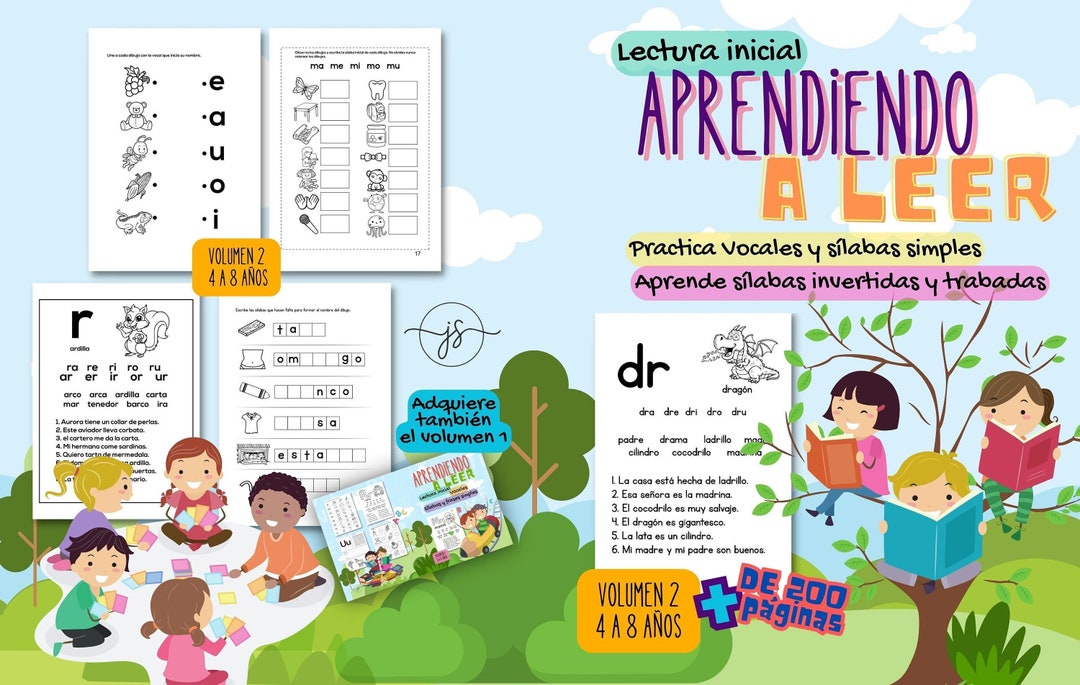 200 Worksheet Aprendiendo Leer, Lectura Inicial Niño, Learn Read ...