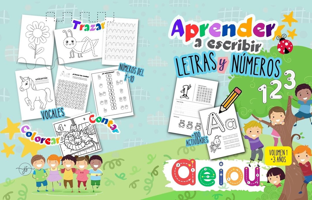 Learn Numbers and Letters Spanish, Aprendiendo Leer, Caligrafía Inicial ...