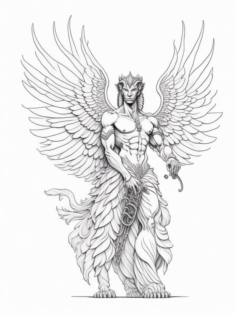 50 Mythical Creatures Coloring Pages, Fantasy Dragon Coloring Book ...