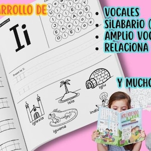 Aprendiendo Leer, Lectura Inicial Niño, Vocal Sílaba Simple, Learn Read ...