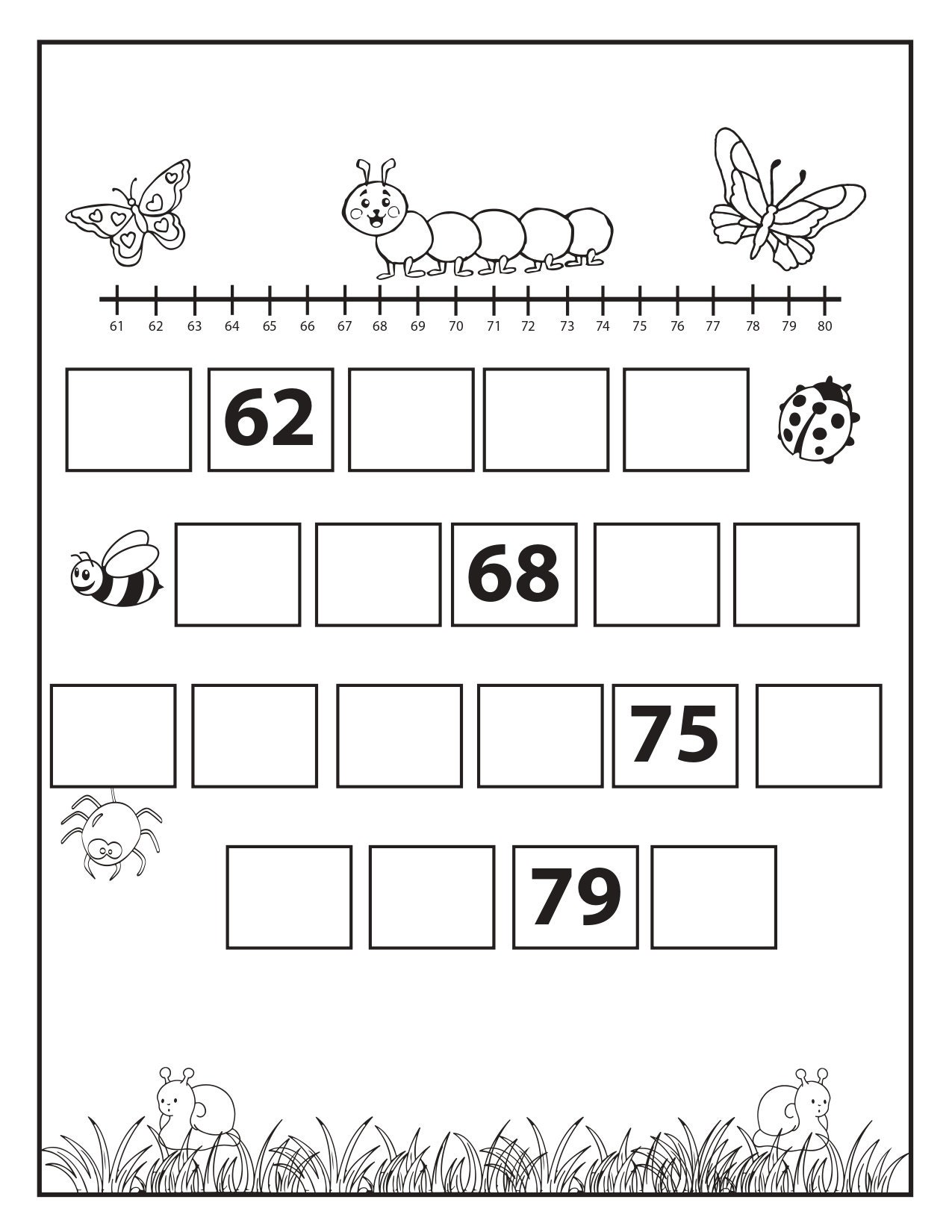 Count Numbers 1 to 100 Worksheet, Missing Numbers, Dot to Dot ...