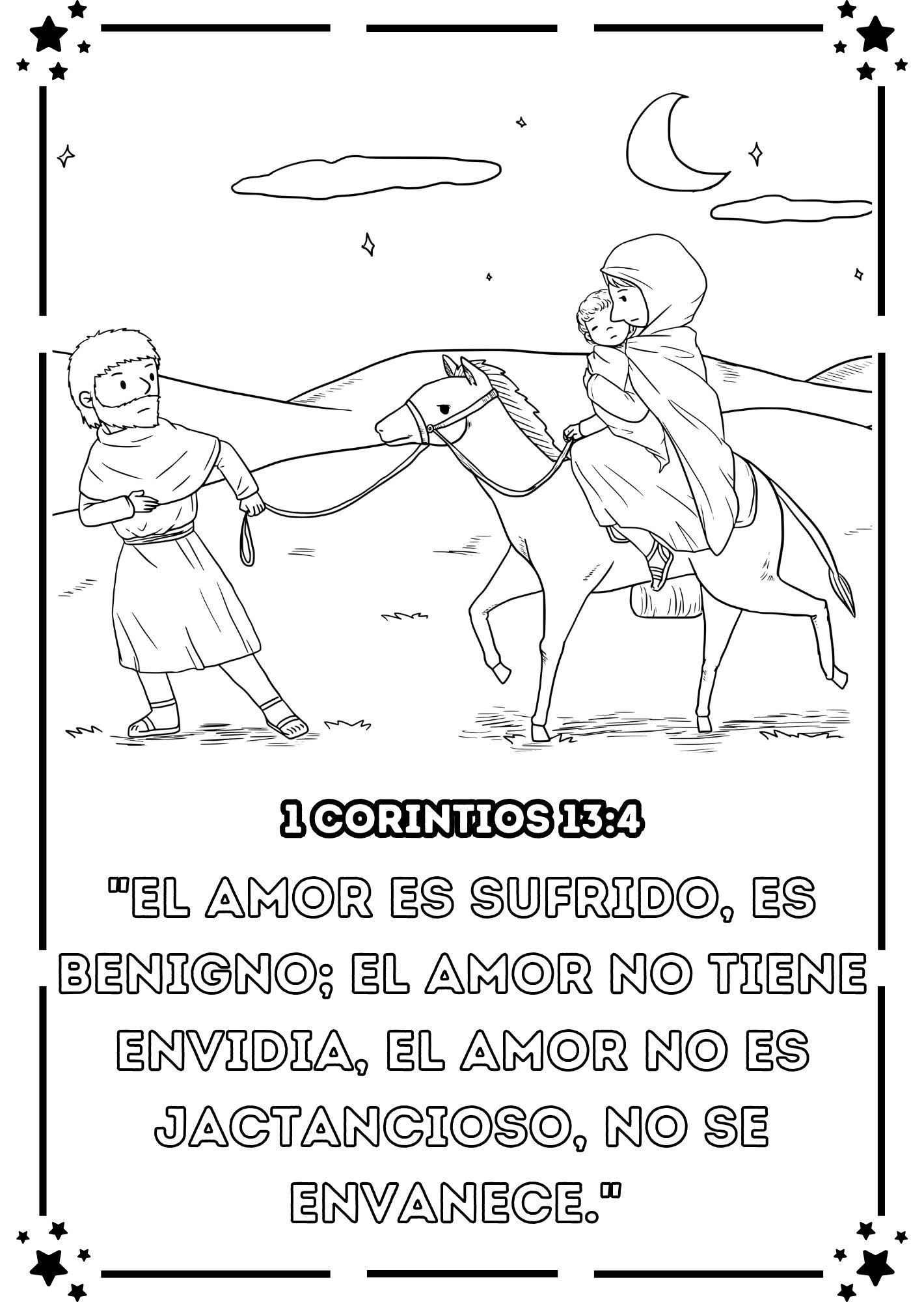 Spanish Bible Book Verses for Kids, Coloring Book God Jesus Apostles ...