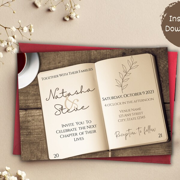 Literary Wedding - Etsy
