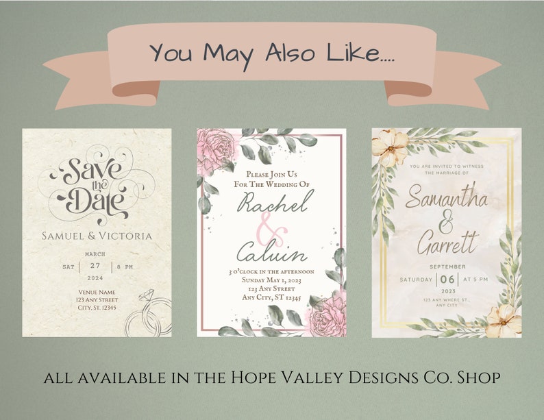 Book Themed Wedding Invitation Set, Book Lover's Suite, Vintage Book ...