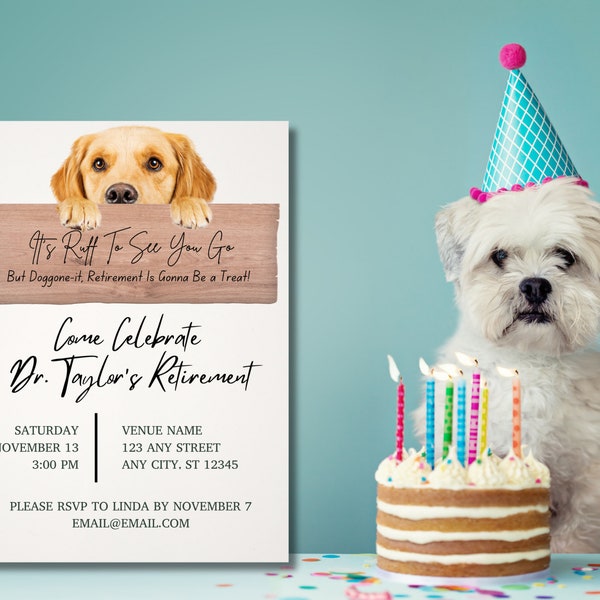 Retirement Party Invitations - Etsy