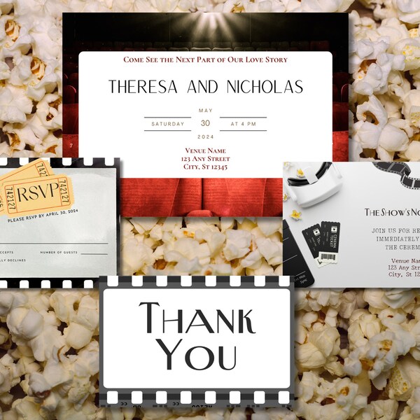 Movie Theme Wedding - Etsy