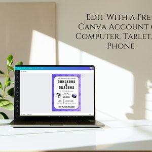 Dungeons and Dragons Flyer, Dnd Game Flyer, Dungeons and Dragons Game ...